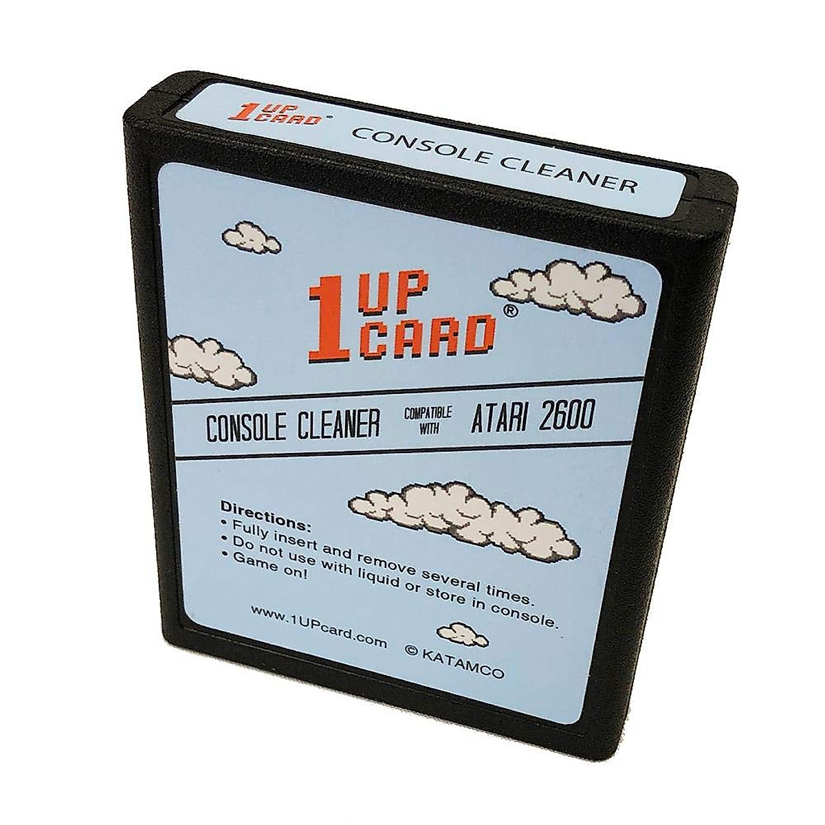 1UPcard Console Cleaner Compatible with Atari 2600 Video Game System