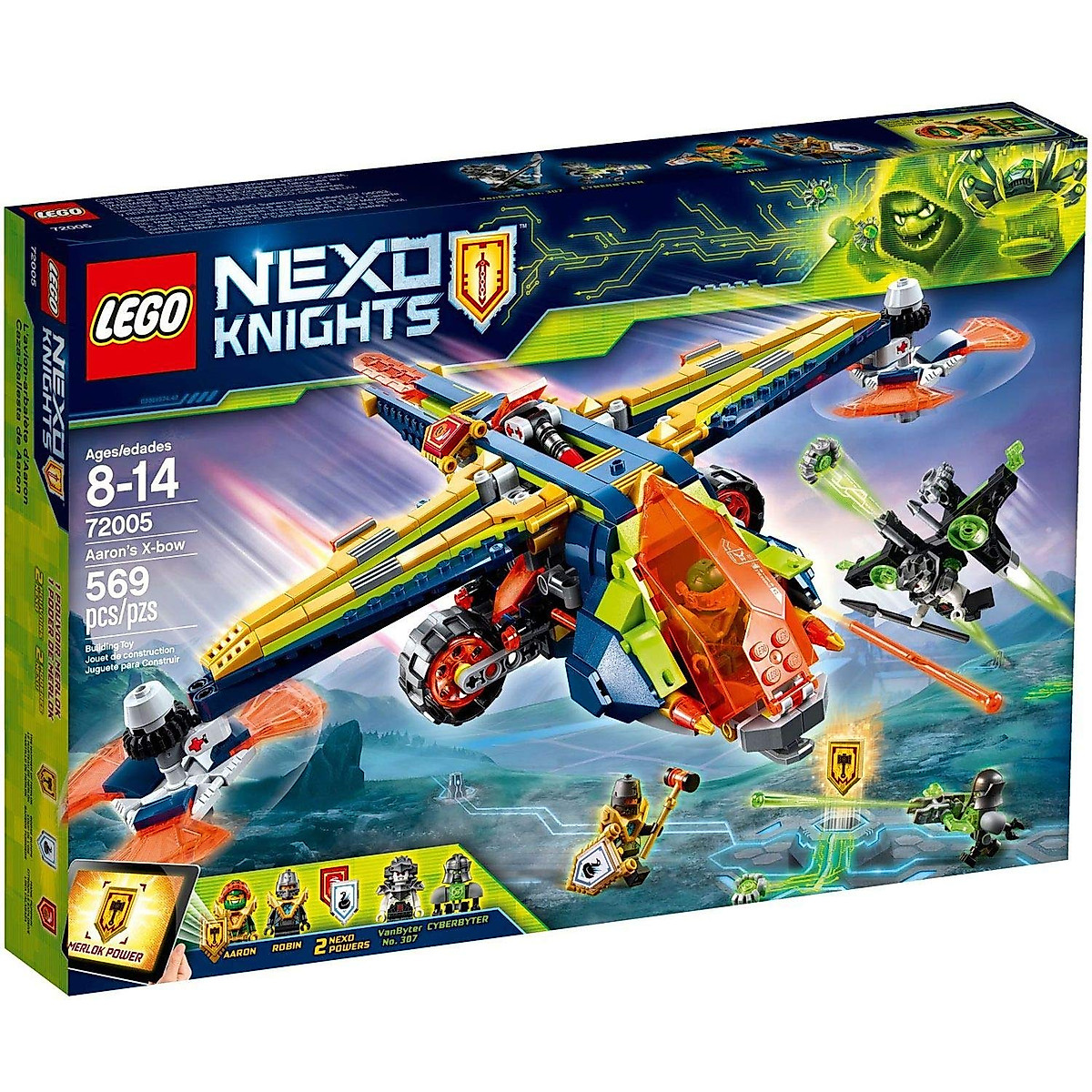 LEGO NEXO KNIGHTS Aaron's X-bow 72005 Building Kit (569 Piece)