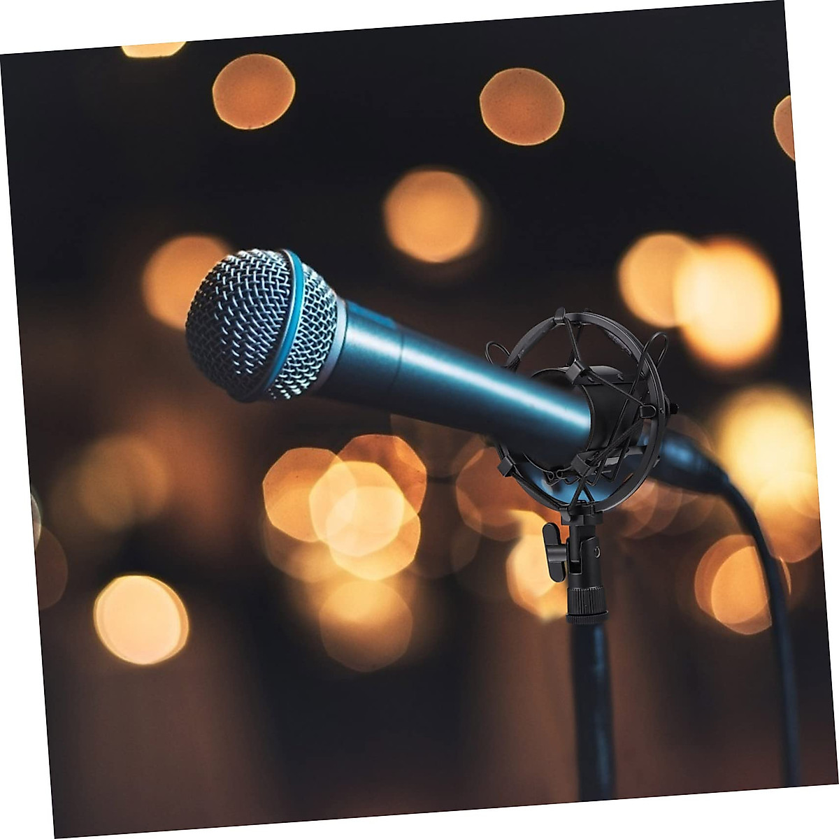 SUPVOX 1pc Microphone Shock Mount Portable Mic Stand Microphone Holder for Mic Stand Condenser Microphone Mount Shockproof Microphone Holder Usb Mic Microphone Shockproof Stands Mic Mount