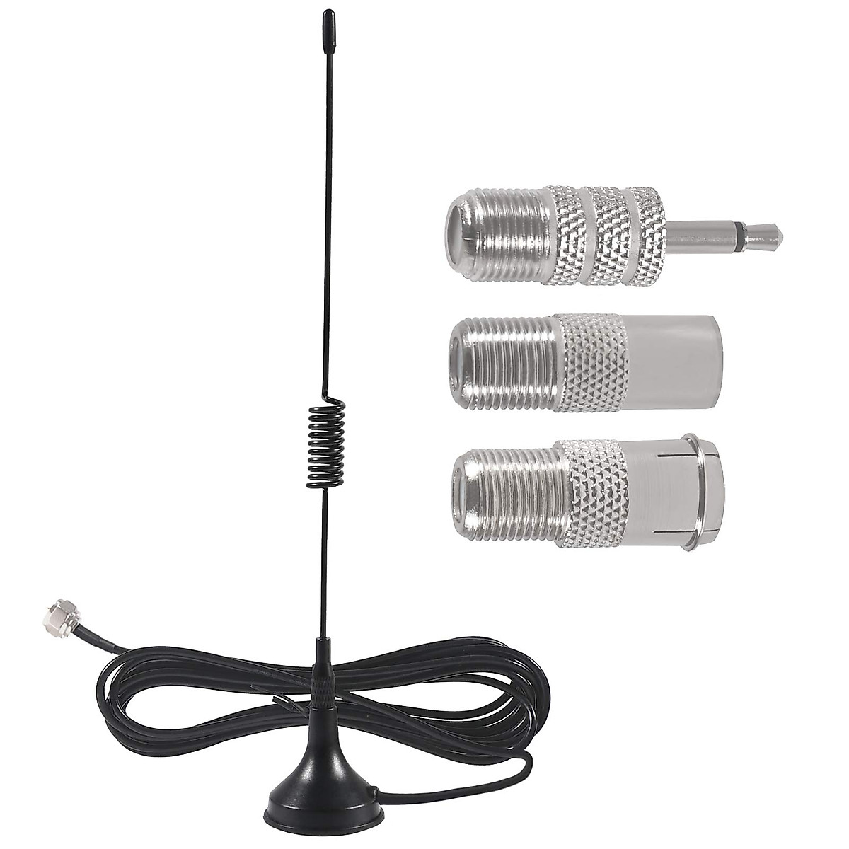 ACEIRMC FM Stereo Antenna, Magnetic Base 75 Ohm FM Antenna Kit for Most Brands Stereo Receiver Indoor Table Top Radio Receiver Antenna