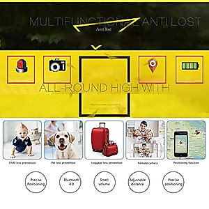 4 Pack Bluetooth Anti-Lost Device Smart Item Locator Alarm Tracker Wallet Mobile Phone pet Elderly Children Anti-Lost Device Key Chain