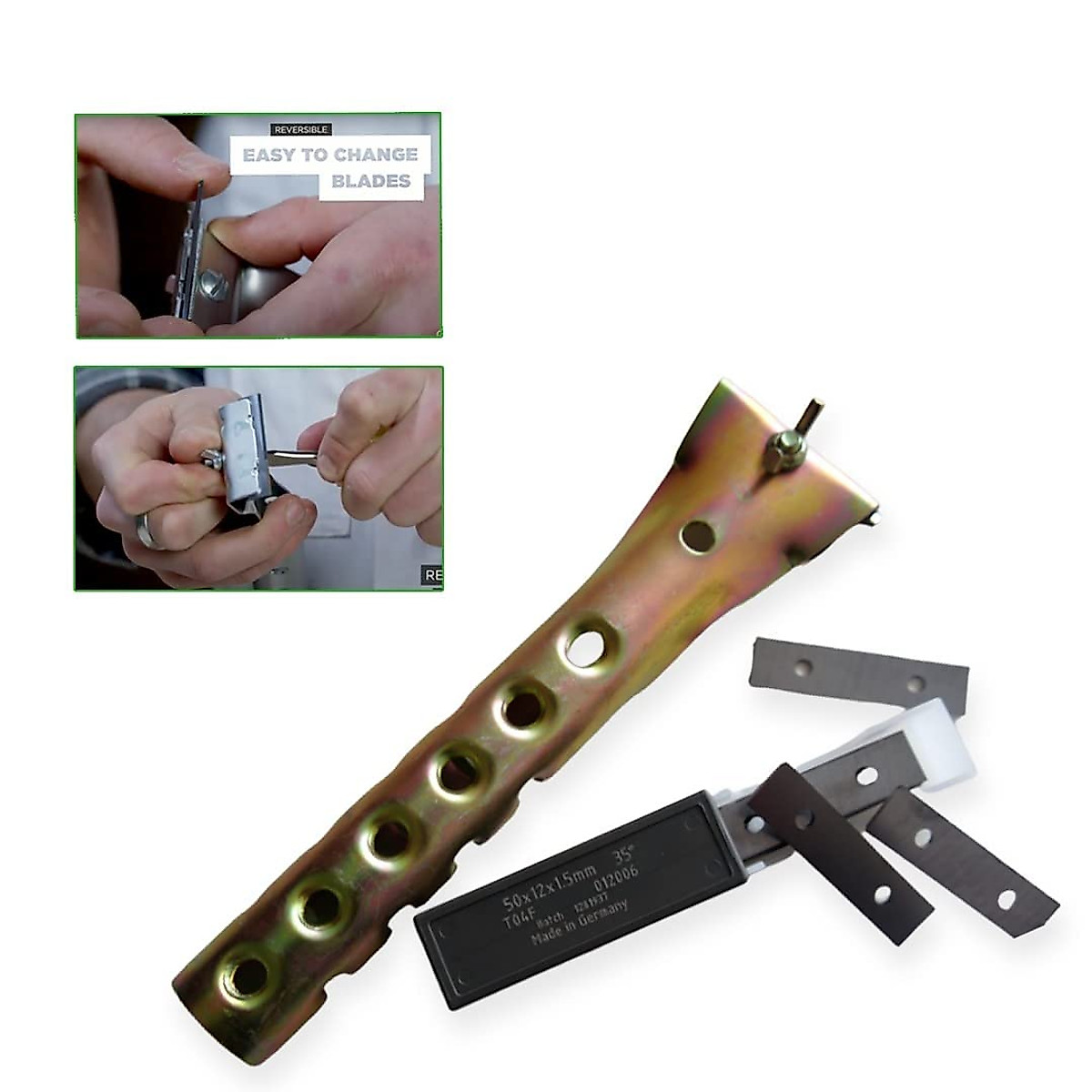 2" inch 50mm Heavy Duty Carbide Metal Scraper - Fits LINBIDE General Purpose Scraper - Pack of 1