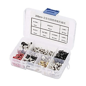 TYFZ Screw PCB Motherboard Spacing Screws & Insulating Gaskets Assortment Kit DIY PC Computer Repairing Accessories Easy to Install