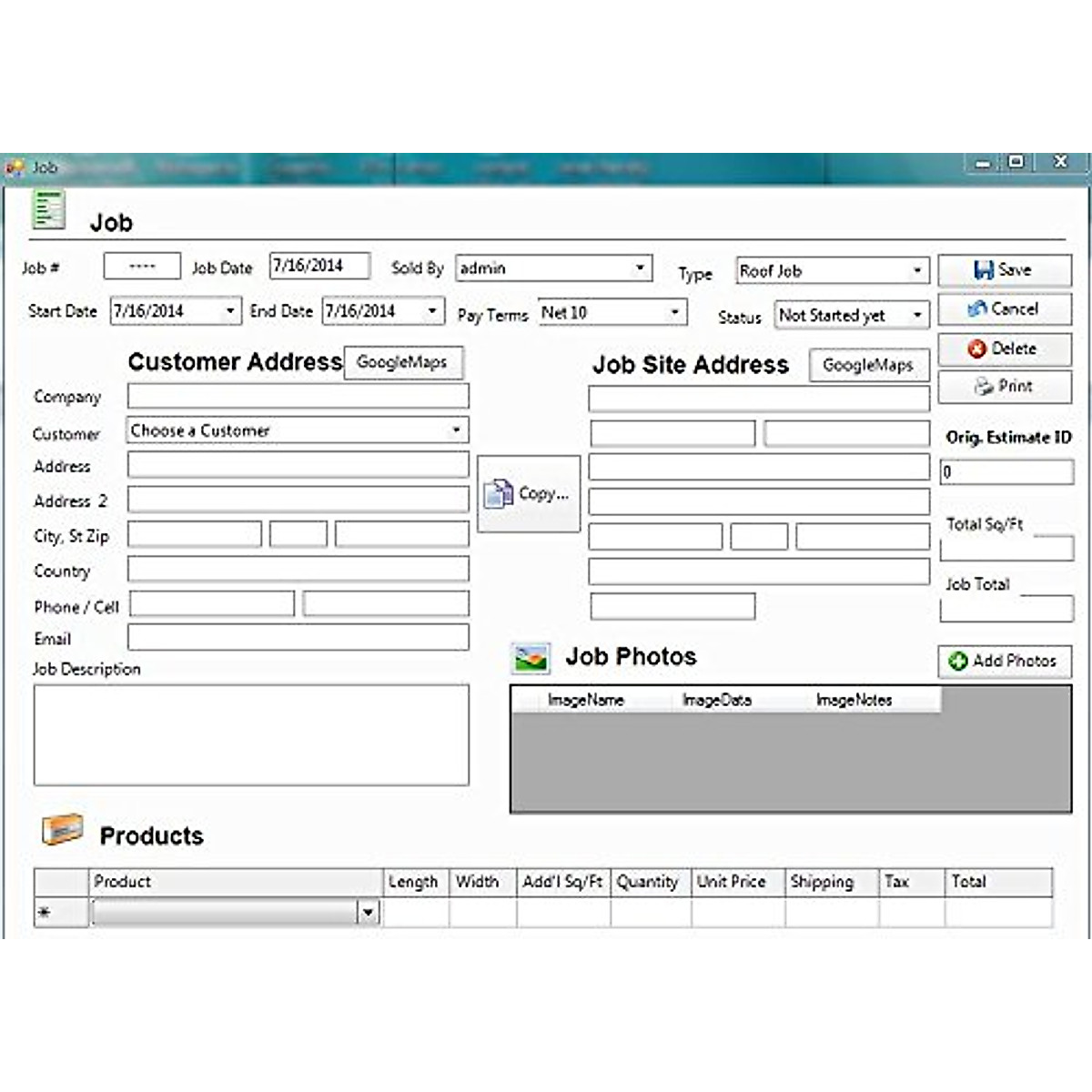 Electrical Contractor Software