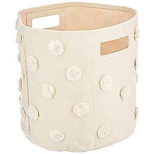 Pehr Pom Pom Bin, Natural , 12x13 Inch (Pack of 1)