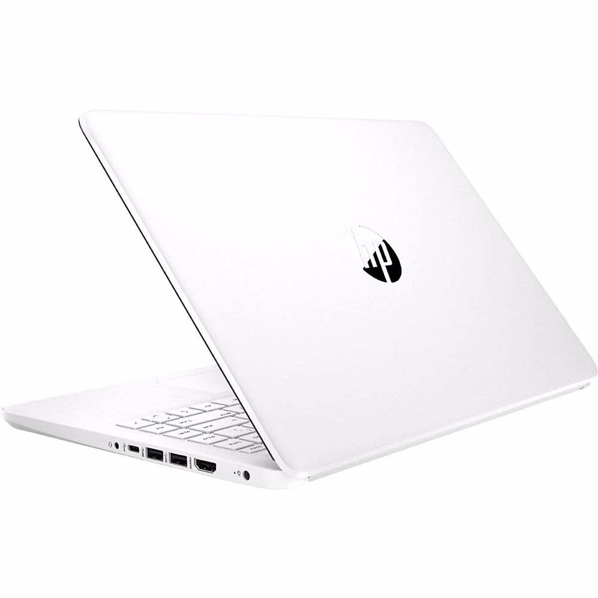 HP Laptop Intel Celeron N4020 4GB DDR4 SDRAM 64GB eMMC 14 inch HD LED Display Microsoft 365 1 Year Subscription (White) (Renewed)