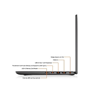 Dell Latitude 7320 Laptop | 13.3" 1920x1080 FHD | Core i5-1145G7-256GB SSD Hard Drive - 8GB RAM | 4 cores @ 4.4 GHz Win 10 Pro Black