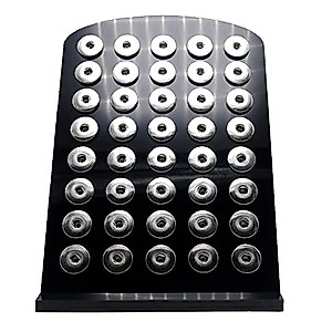 Ladieshow Acrylic Snap Button Jewelry Display Board for Larger Size 12mm 18mm 20mm Button