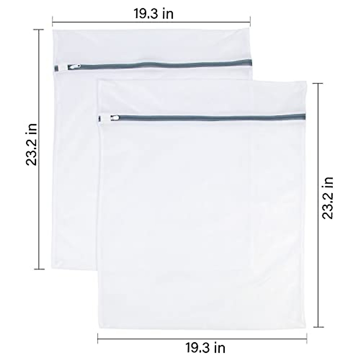 Casaphoria Travel Laundry Bags for Dirty Clothes for Luggage,Large Bra Laundry Bags for Washing Machine,Underwear Mesh Laundry Bags for Delicates(2Pcs,xl)