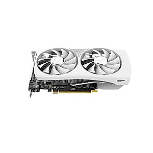 ZOTAC Gaming GeForce RTX 4060 8GB Twin Edge OC White Edition DLSS 3 8GB GDDR6 128-bit 17 Gbps PCIE 4.0 Compact Gaming Graphics Card, ZT-D40600Q-10M