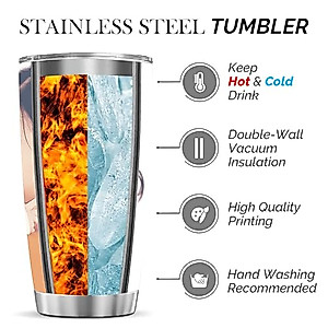 FOCIUZTA 20oz Whimsical Family Tumbler with lid, Travel Coffee Cup, Ideal for Easter, Mother Day, and birthday gifts