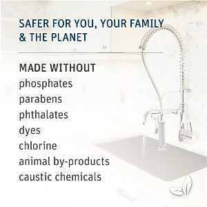 Grab Green Automatic Dishwashing Detergent Powder 3.17 lbs, 80 Loads, Fragrance Free, Plant and Mineral Based, Superior Cleaning, Powerful Grease Removal, Brilliant Shine