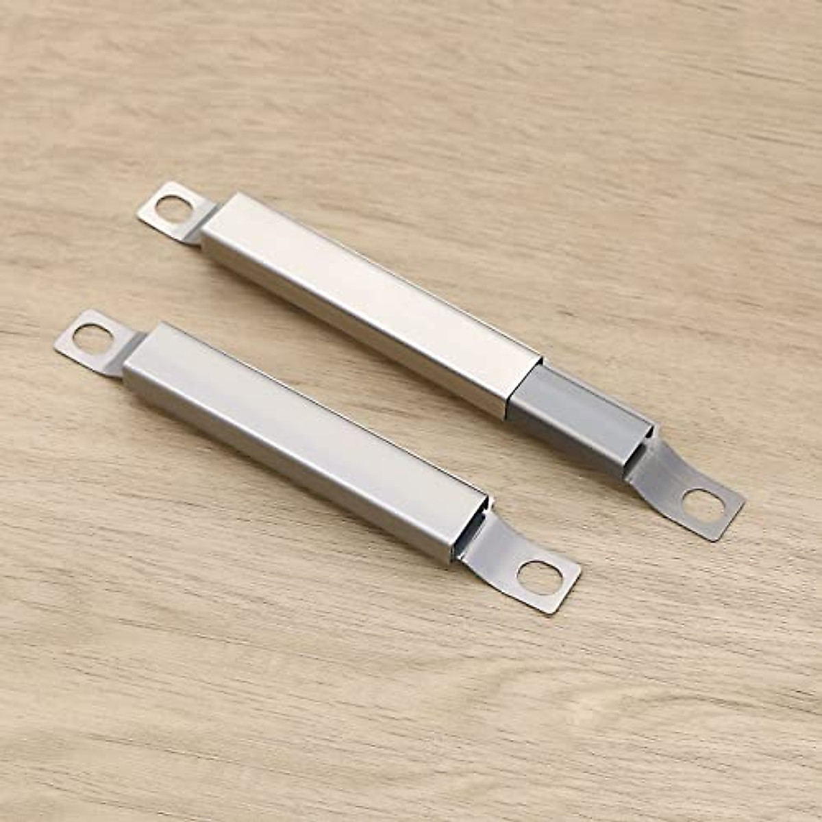 6PCS Crossover Tube Adjustable 130mm- 210mm Stainless Steel Pipe Burner Tube Replacement Parts for Most Grills Compatible with Kenmore Thermos