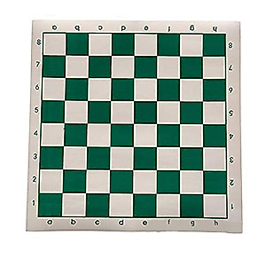 Tournament Chess Mat, Roll Up Chess Boards Professional Club and Tournament Chess Boards, Lightweight & Non Slip, Chess Mat for Kids and Adults(Chess Board only) (34.5cm)