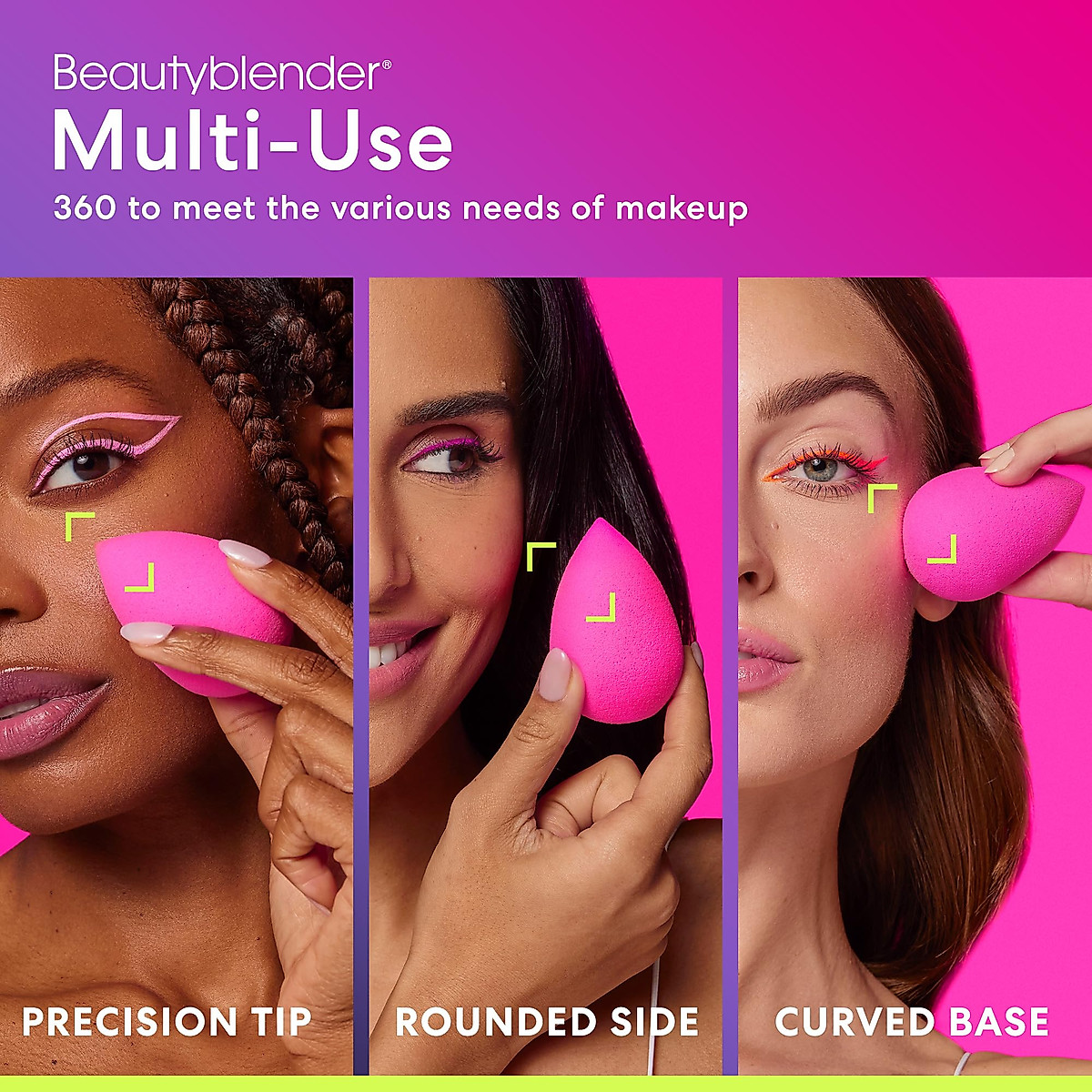 beautyblender Original & Pro Beautyblender Makeup Sponge for blending foundations, powders and creams+ Liquid Blendercleanser 3oz Set, vegan, cruelty free