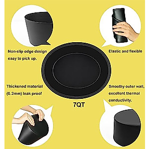Slow Cooker Liners Fit for Crockpot 7-8 Quart Oval Slow Cooker,Reusable & Leakproof Dishwasher Safe Cooking Liner for CrockPot 7-8QT