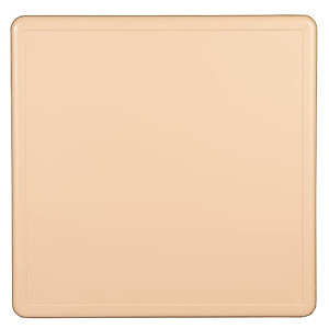 Flash Furniture 24" Square Natural Plastic Height Adjustable Activity Table Set with 2 Chairs