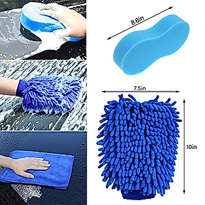 Eray 30PCS Car Detailing Brush Set，Auto Detailing Kit with Drill Brushes, Cleaning Supplies, and Power Scrubber