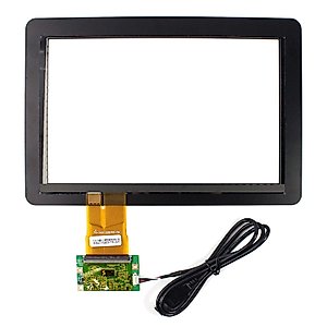 VSDISPLAY 10.1" Capacitive Touch Screen with USB Controller Fit for 10.1" LCD Screen, Such as M101NWWB LP101WX1 B101EW05 VVX10T025J00