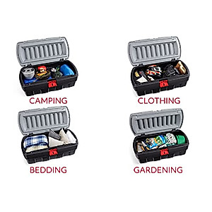 Rubbermaid ActionPacker️ 48 Gal with 8 Gal Containers Nested, Lockable Storage Bins, Industrial, Rugged Storage Container Bundle with Lids