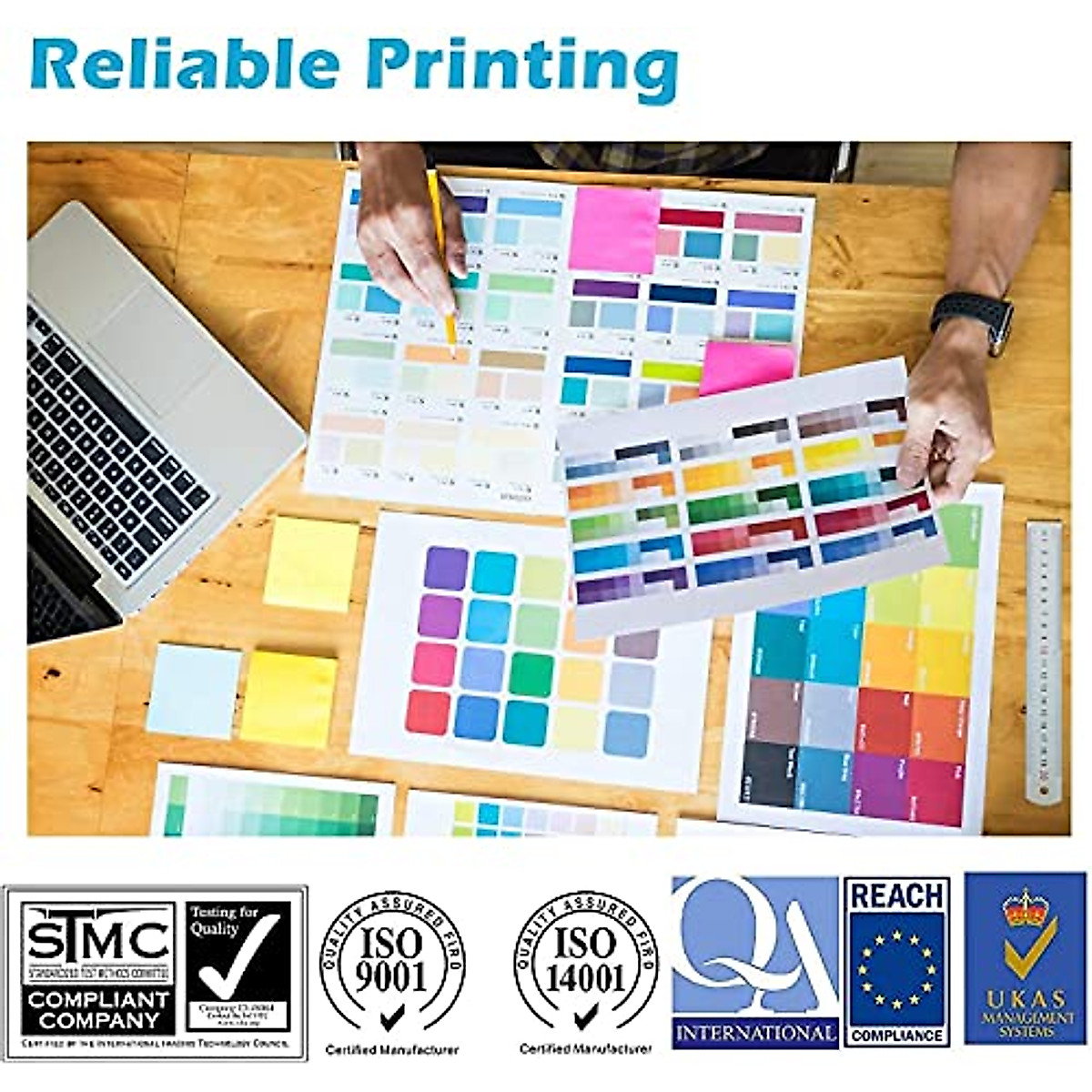 B-T Compatible Ink Bottle Replacement for Canon GI-21 GI21 GI 21 BK C M Y Used for Canon Pixma G3260 G2260 G1220 (2 Black 1 Cyan 1 Magenta 1 Yellow)