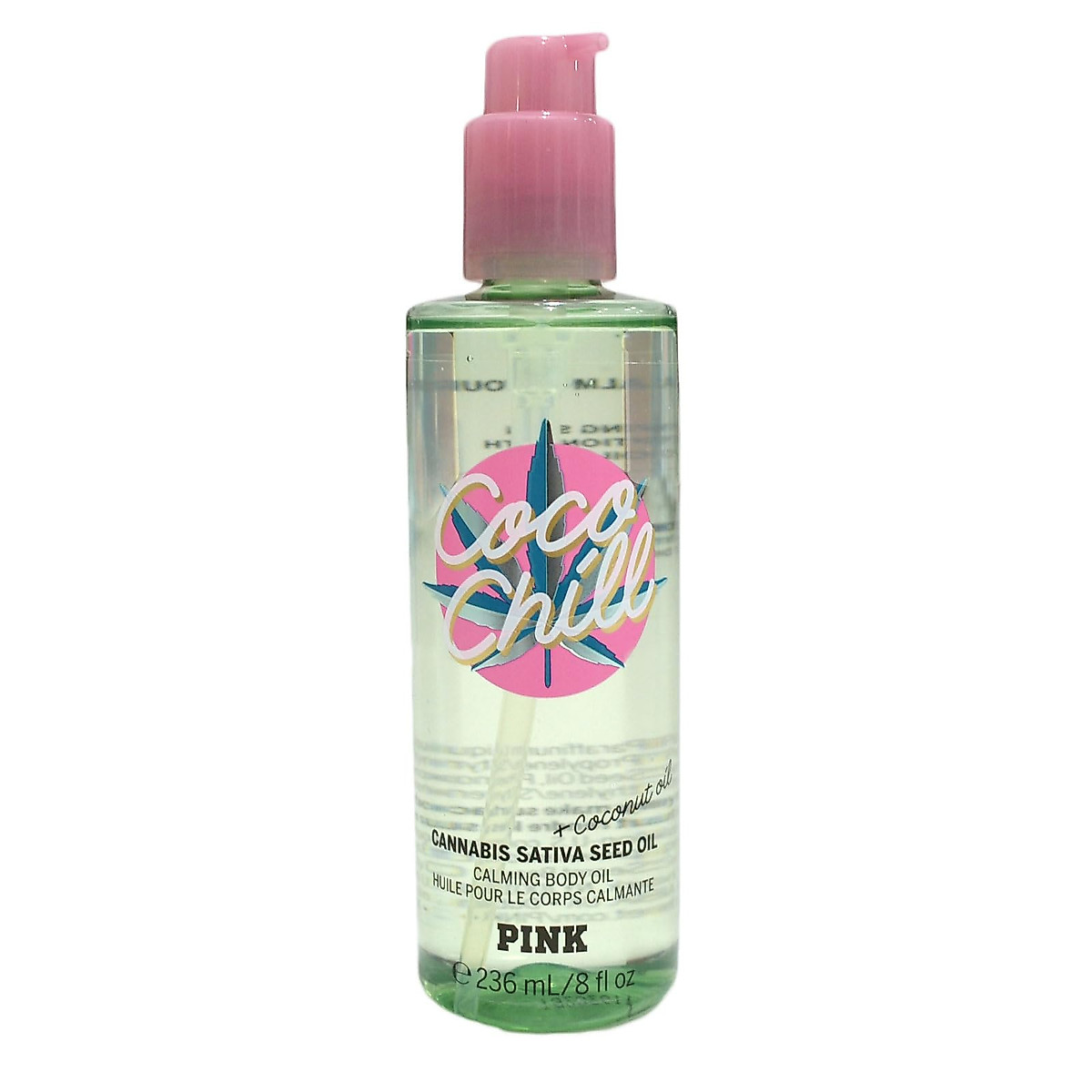 Victoria's Secret Pink Coco Chill Calming Body Oil 8 Fl Oz