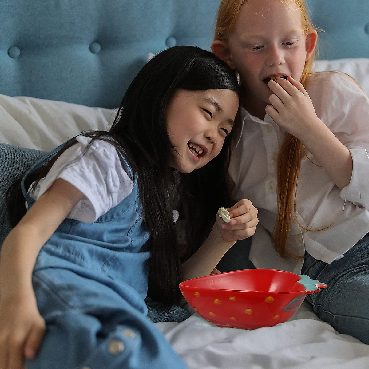 BESPORTBLE Mixing Bowls Ceramic Bowls Fruit Bowl Decorative Strawberry Shaped Bowl Serving Dish Bowl Appetizer Dessert Candy Bowl Baking Bowl for Pasta Salad Cereal Soup Glass Cereal Bowls