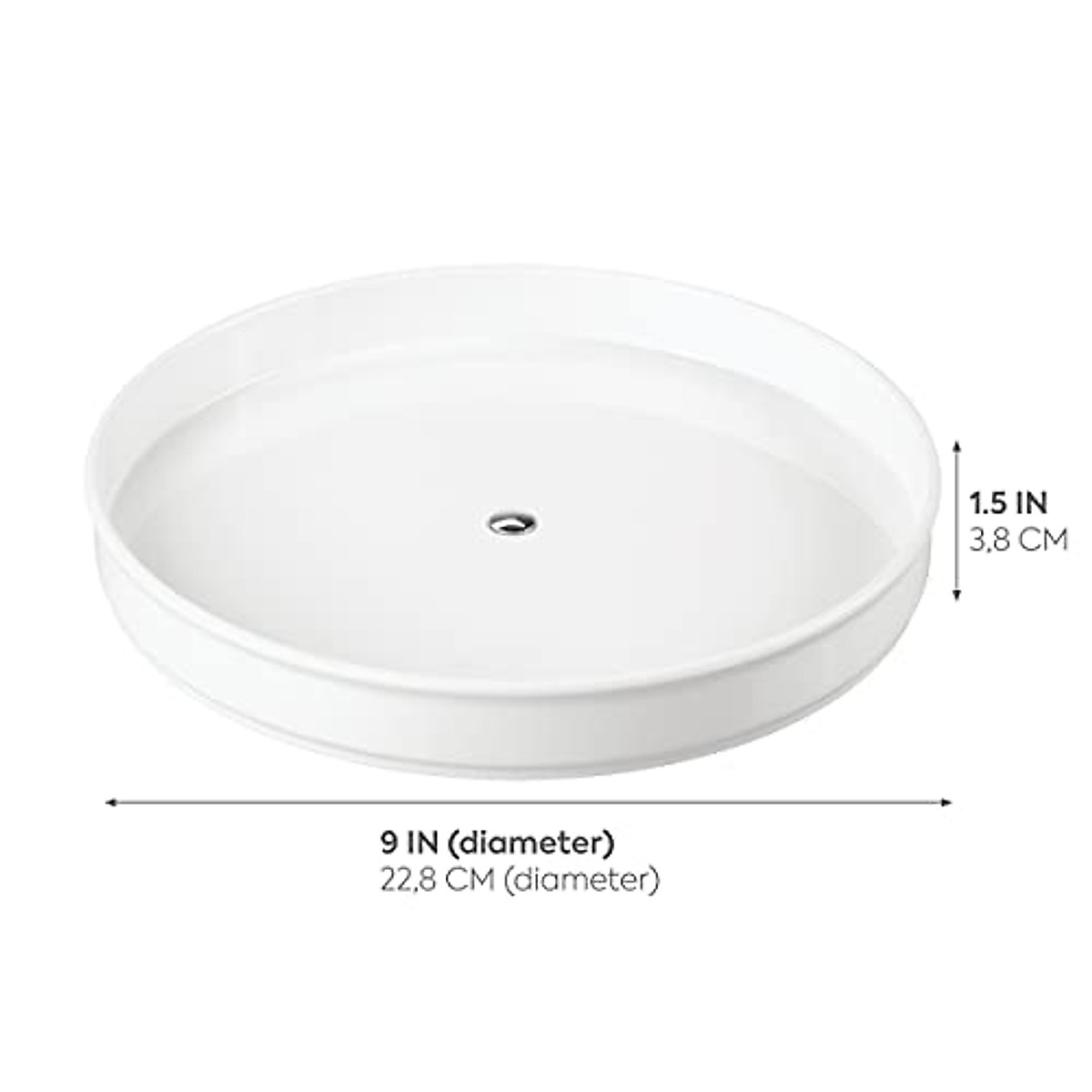 iDesign Linus Turntable, White