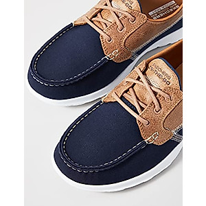 Skechers Women's Go Walk Lite-15430 Boat Shoe,navy,10 M US