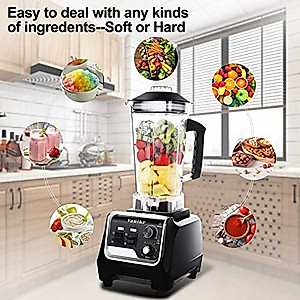 Blender Smoothie Blender, 2200W High Speed Professional Countertop Blender for Shakes and Smoothies, Commercial Blender Built-in Timer, 70OZ BPA-Free Tritan for Crushing Ice,Frozen Dessert,Salsa,Juice (Countertop Blender)