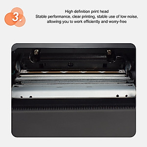 Septpenta Bluetooth Thermal Receipt Printer, 80 mm POS Printer, Supported Drawer Thermal Label Printer with Auto Cutting for Logistic Milk Tea Shop POS System