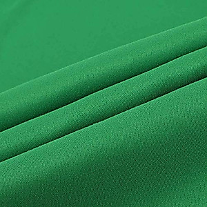 MOUNTDOG 6.5 x 10ft Green Screen for Photography, Chromakey Polyester Green Backdrop Background for Photo Video Studio, Zoom, YouTube, Online Meetings, Gaming (Stand NOT Included)