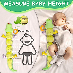 Ussybaby Baby Boy Toys for 0 3 6 9 12 Months, Soft Tummy Time Toy with Multi Textures,Rattle,Crinkle,Newborn Baby Stuffed Animal Toy, Baby Gift,Caterpillar