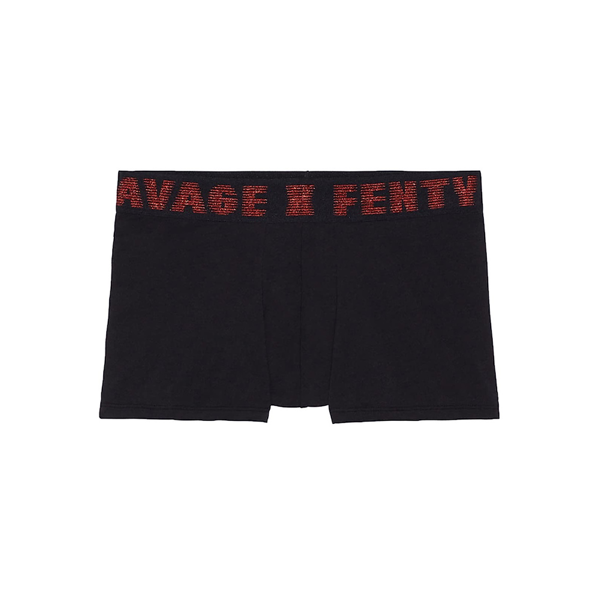 Savage X Fenty, Men's, Savage X Trunks, Logo elastic waistband, Front contour pouch, Cotton, Caviar, M