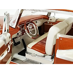 1956 Chrysler New Yorker St. Regis Copper Met. w/White & Copper Interior Ltd Ed to 198 pcs 1/18 Diecast Model Car by Acme A1809009