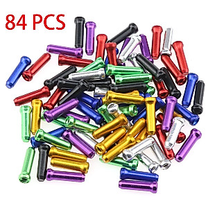 Haidong Bicycle Cable End Cover Aluminum Alloy Bicycle Cable End Cover Bicycle Wire Tube End Cover Bicycle Brake Cable End Bicycle Brake Cable Cap Suitable for Road Bicycles and Mountain Bikes