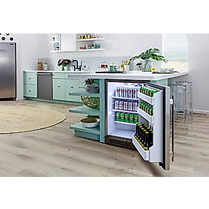 Avallon 5.5 Cu Ft 24" Outdoor Built-In Refrigerator - Right Hinge