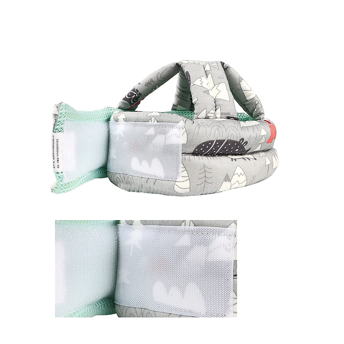 Cute Baby Safety Helmet Toddler Head Protection Adjustable Baby Bumper Hat Head Cushion Helmet Bumper Bonnet