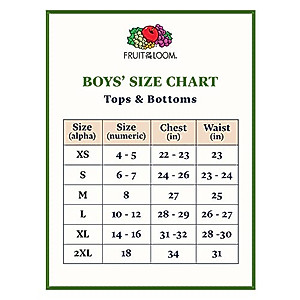 Fruit of the Loom Boys' Fleece Sweatshirts, Hoodies, Sweatpants & Joggers, Pullover-Charcoal Heather, X-Small