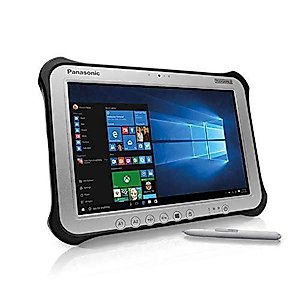 Panasonic Toughpad FZ-G1, Intel Core i5-4310U 2.0GHz, 8GB, 256GB SSD, 10.1 WUXGA Multi Touch + Digitizer, WiFi, Bluetooth, Webcam, Rear Cam, Windows 10 Pro, 4G LTE, Barcode Reader (Renewed)
