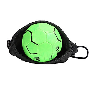 Athletico Drawstring Soccer Bag - Soccer Backpack Can Also Carry Baskeyball or Volleyball (Black)
