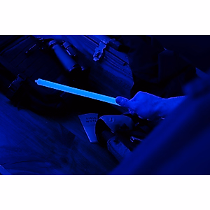 Cyalume ChemLight Military Grade Chemical Light Sticks, Blue, 15" Long, 8 Hour Duration (Pack of 20)