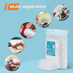 Mini Glue Gun Sticks, GoGonova 200 Pcs Clear Mini Glue Sticks, 0.27" Diameter and 4" Long Hot Melt Glue Sticks - Compatible with Most Mini Glue Guns