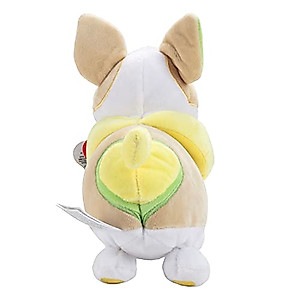 Pokemon 8" Yamper Plush - Officially Licensed - Sword and Shield - Authentic Soft Stuffed Animal Toy Figure - Valentine's Day & Easter Basket Stuffer Gift for Kids, Boys, Girls - 2+
