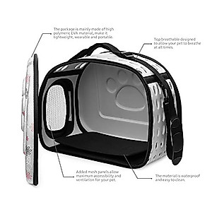 Coraltea EVA Pet Carrier Airline Approved Outdoor Under Seat Travel Medium Size Pets Bag Cats & Dogs Puppy(gray)