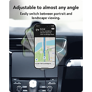 Mous - MagSafe Compatible Vent Mount – MagSafe Car Mount for iPhone 15, iPhone 14, iPhone 13, iPhone 12 Series Phones - MagSafe Accessories