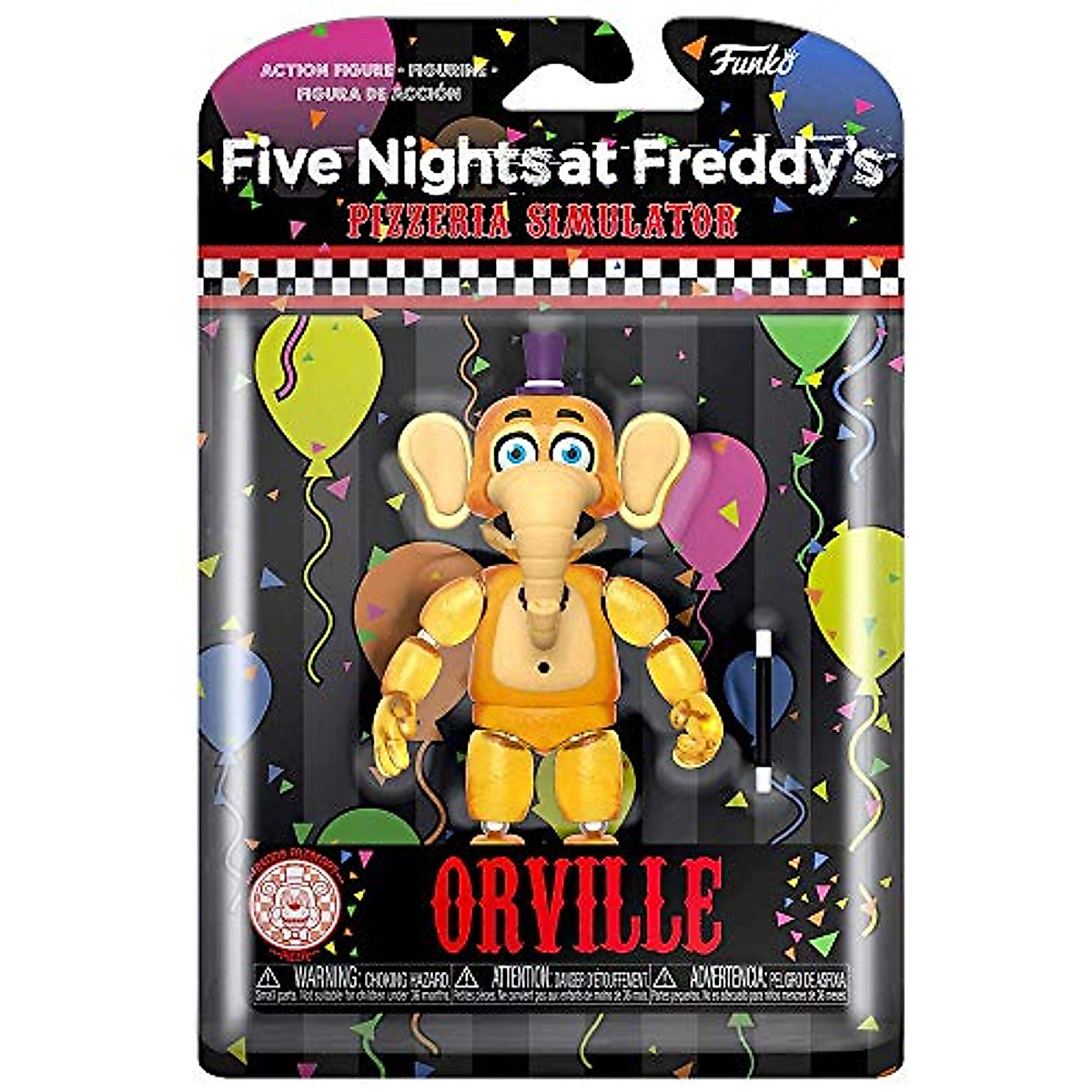 Funko Action Figures: Five Nights at Freddy's Pizza Simulator - Orville Elephant
