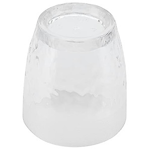 MANMAOHE 300ml Plastic Tumblers Plastic Glasses Unbreakable Plastic Cups Plastic Drinking Glasses Tumbler for Party Kitchen Home Party(Transparent)