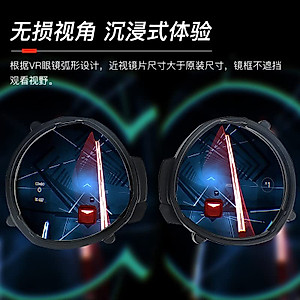 Customized lenses for Nearsighted People for Oculus Quest 2, Magnetic Anti-Glare and Blue Light Blocking Glasses, Clear Vision to Protect Your Eyes