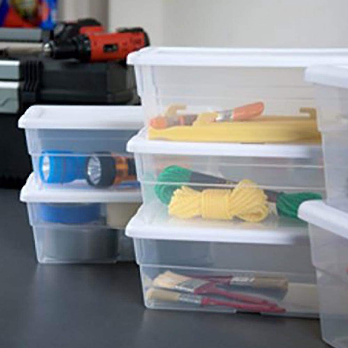 Sterilite Box Storage, 1 Pack